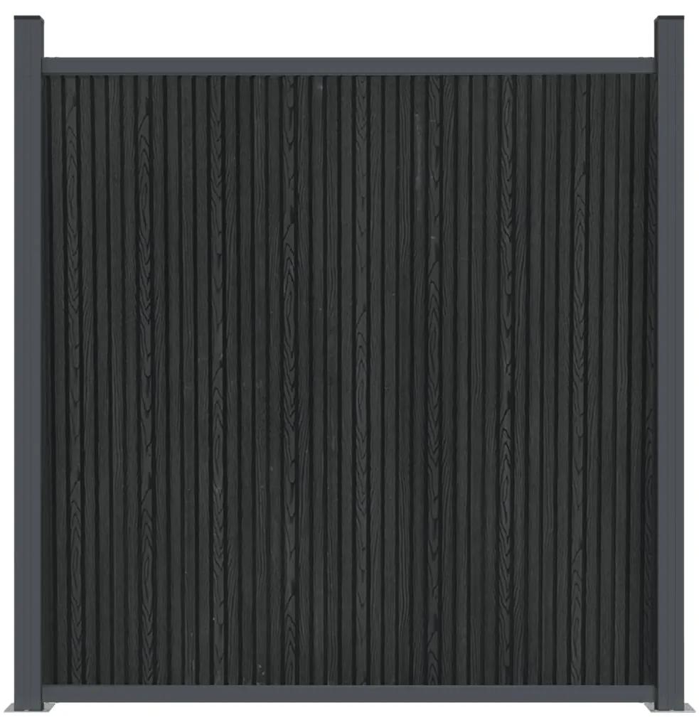 Plotový dílec šedý 1 737 x 186 cm WPC