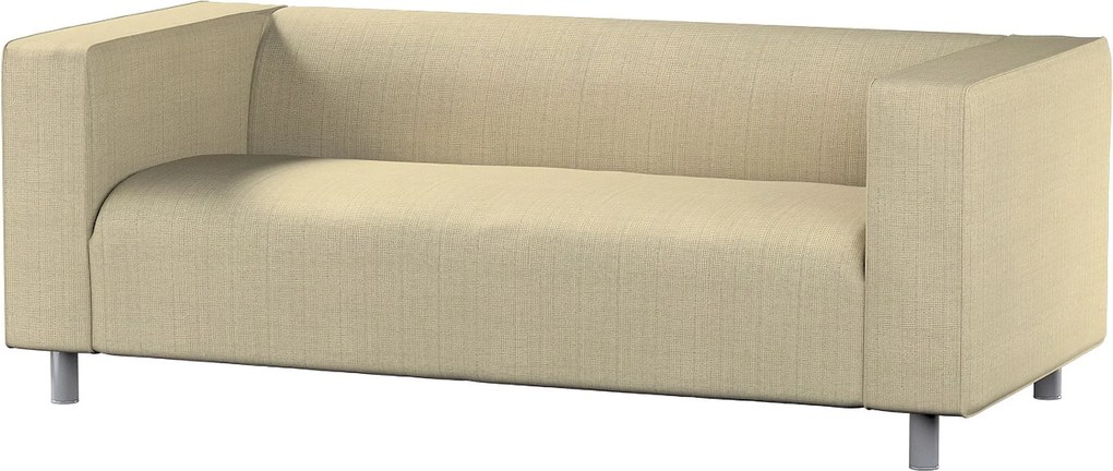 Potah na pohovku IKEA Klippan 2-místná barva béžová látka pletený vzor