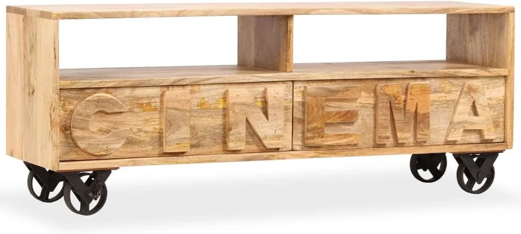 TV stolek z masivního mangovníkového dřeva | 120x30x48 cm