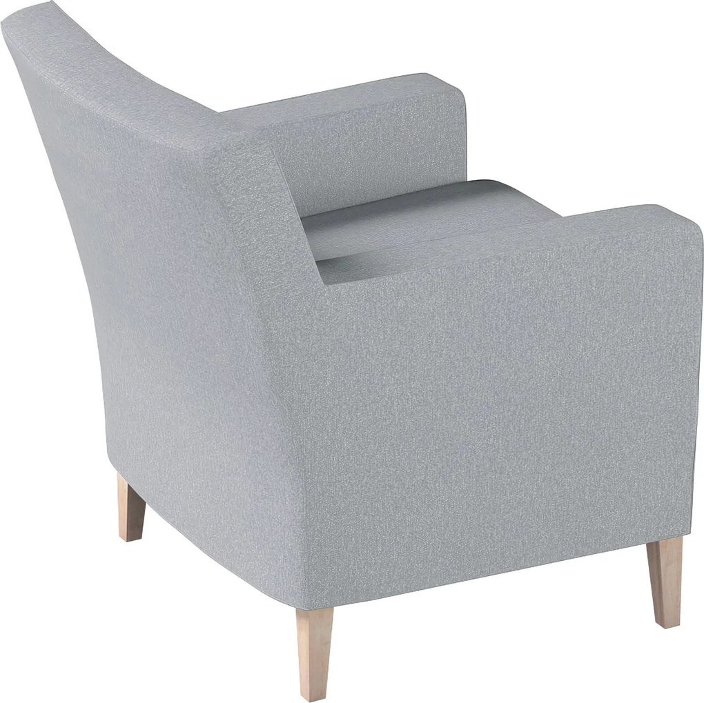 Potah na křeslo IKEA Karlstad barva šedá látka pletený vzor