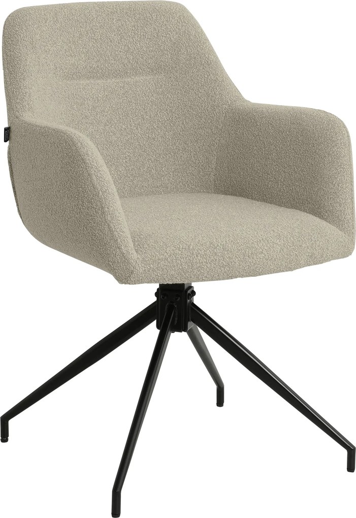 Jídelní židle Merlinda látka Teddy – taupe