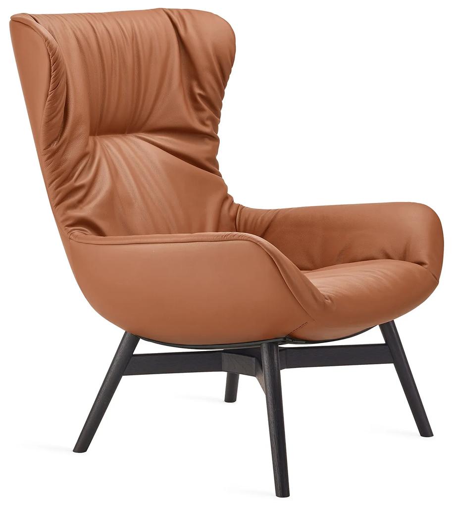 Freifrau Manufaktur designová křesla Leya Wingback Chair Wood