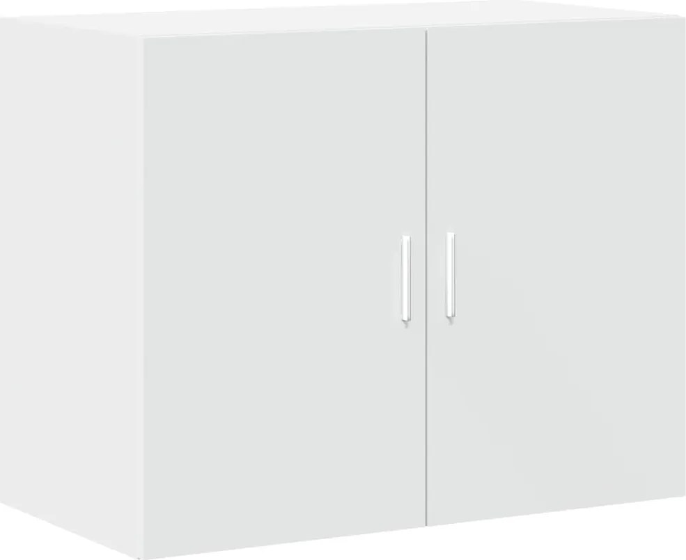 Skříň highboard bílá 80 x 42,5 x 249 cm kompozitní dřevo 3281357