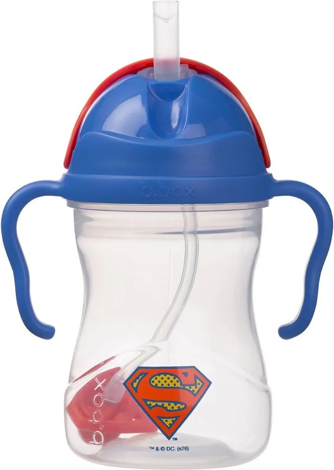 B.box Hrneček s brčkem 240 ml Superman