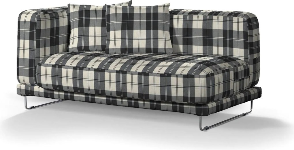 Potah na pohovku IKEA Tylösand 2-místná nerozkládací barva černá látka pletený vzor, vzorované