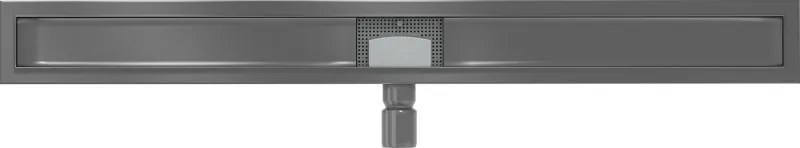 Mexen Flat tělo pro liniový odtok 90 cm, gun gray kartáčovaný - 1E15090