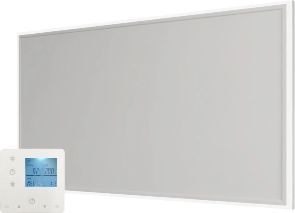 Stropní Infrapanel CEILING LED 800W | WiFi | Výhřevnost 14.5 m2 | 128x63 cm | LED světlo | Bezdrátový WiFi termostat