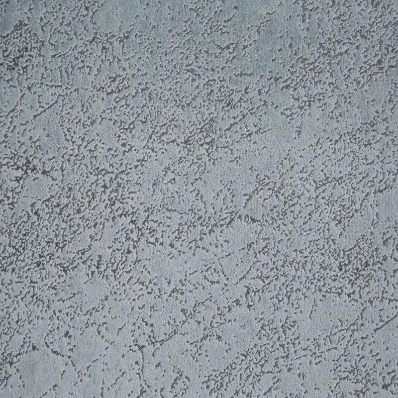 Ocelově šedý sametový závěs RIVA s mramorovým vzorem 140x270 cm