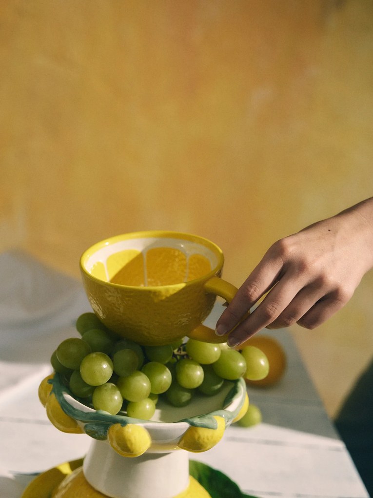 Sinsay - Hrnek s motivem citronu - žlutá