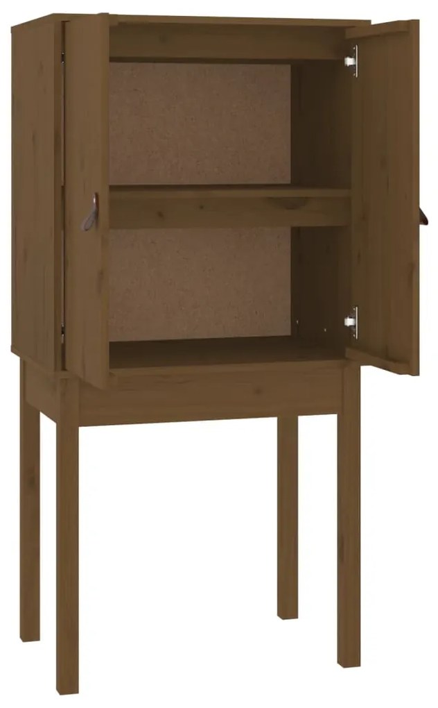 vidaXL Skříň highboard medově hnědá 60x40x120 cm masivní borovice