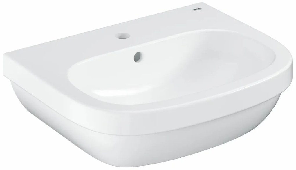 Umyvadlo Grohe Euro Ceramic 55x45 cm alpská bílá otvor pro baterii uprostřed 39336000