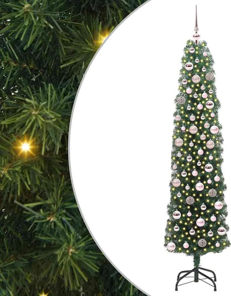 Umělý vánoční stromeček Zelená 180 cm PVC, ocel a plast 3394945