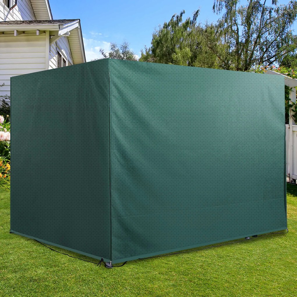 Ochranná plachta Outsunny® nepromokavá s UV ochranou 215x155x150cm pro nábytek a zahradu | Aosom.de