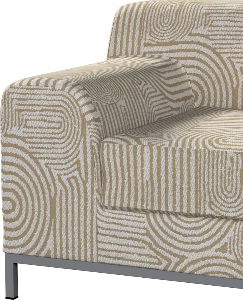 Potah na pohovku IKEA , levé provedení Kramfors 2-místná barva béžová látka pletený vzor, vzorované