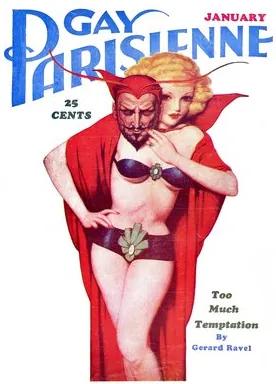 Plakát Gay Parisienne, Pin-up Girl 1937, 30x40cm
