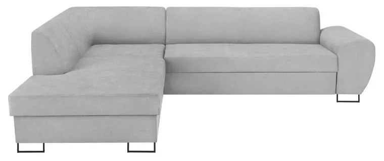 Šedá rohová rozkládací pohovka s úložným prostorem Kooko Home XL Left Corner Sofa Piano