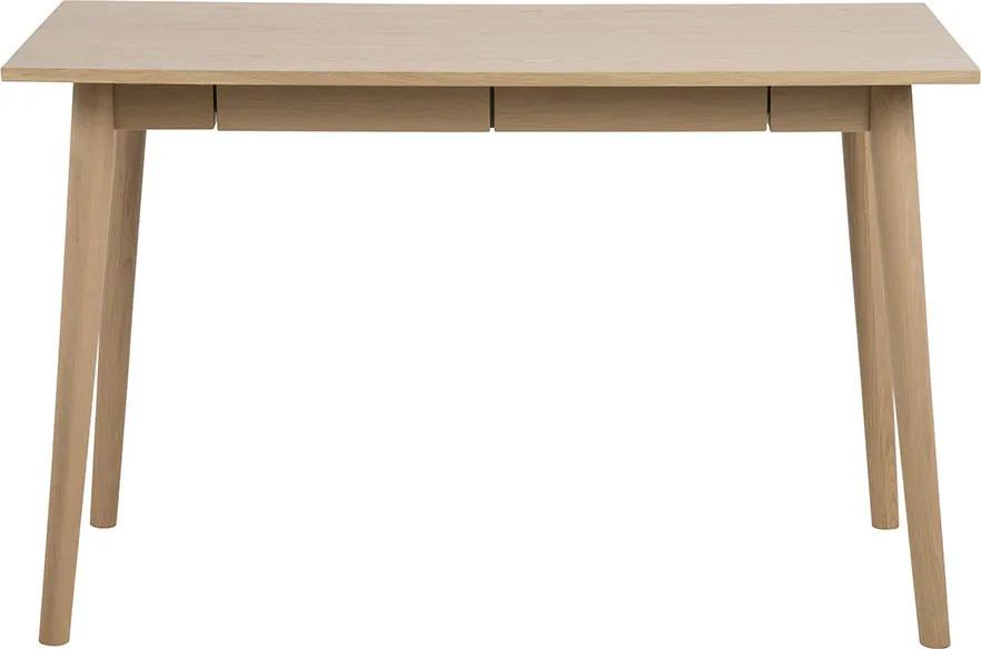Design Scandinavia Pracovní stůl se zásuvkami Maryt, 120 cm Barva: dub