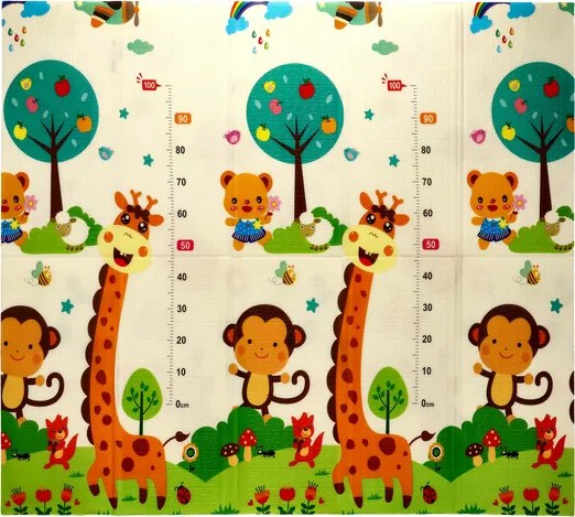 CH Dětská oboustranná podložka Animals 180x200
