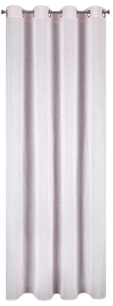 ZÁVĚS NA KROUŽCÍCH PAOLA 140X250 CM SVĚTLERŮŽOVÁ