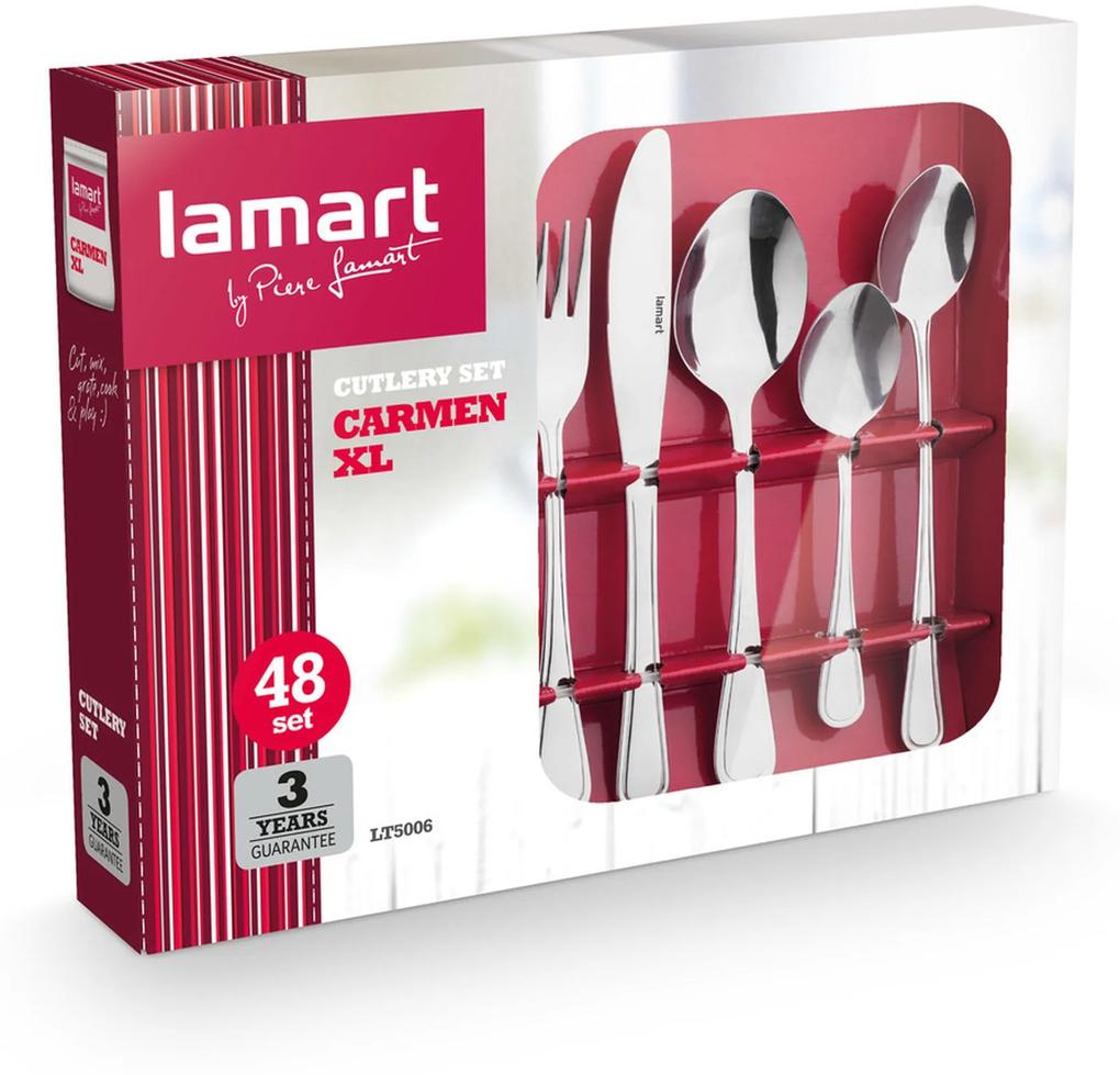 LAMART CARMEN LT5006 Set příborů 48 ks XL 42001831