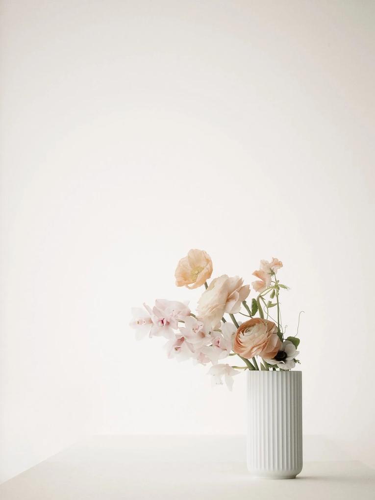 Váza Lyngby 38 cm bílá