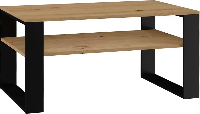 FALCO Konferenční stolek Sava 1 dub artisan/černá