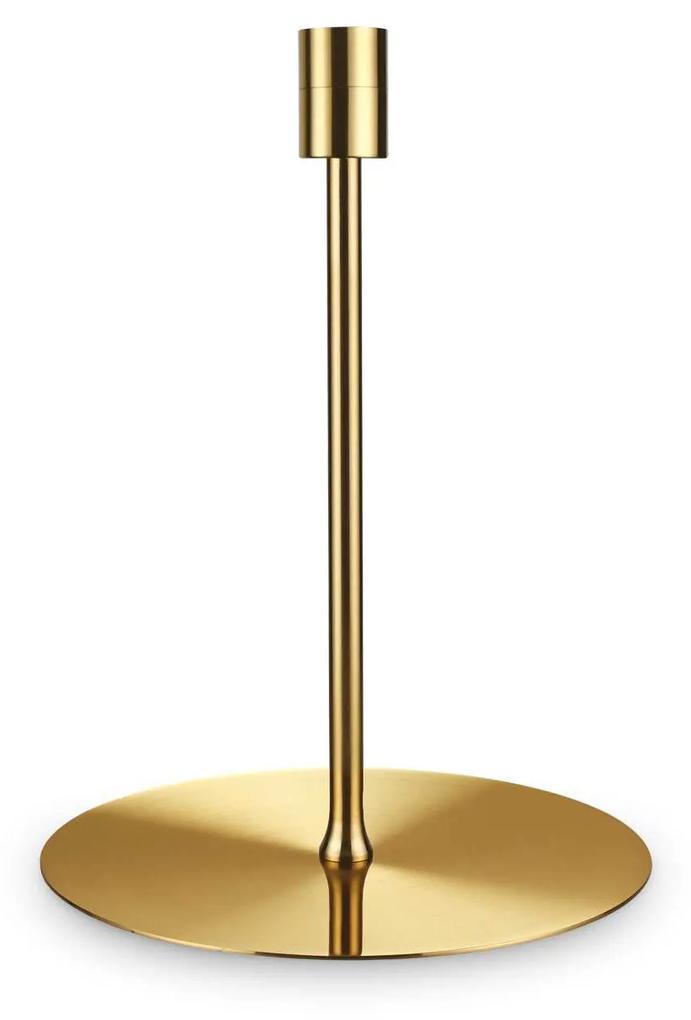 Ideal Lux Stolní lampa SET UP, BIG, ⌀30cm Barva stínidla: béžová, Barva podstavce: mosaz