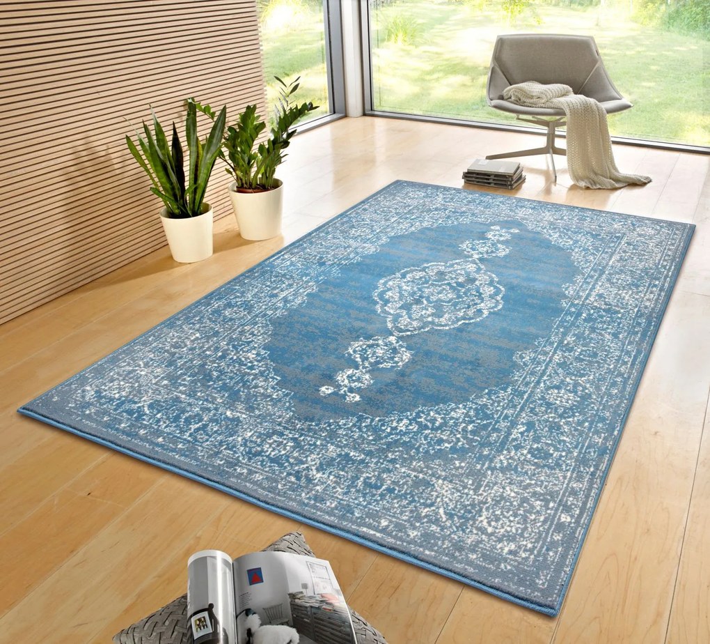 Hanse Home Collection koberce Kusový koberec Gloria 105516 Sky Blue - 80x150 cm