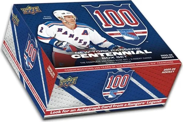 2025-26 Upper Deck New York Rangers Centennial Box Set