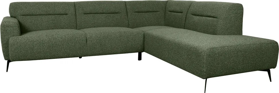 LABEL51 Pohovka do tvaru L BOLZANO Zelená 270cm pravá GA-80.181