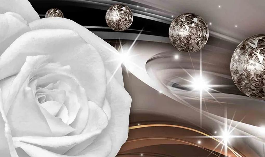 Malvis ® Obraz Abstraktní růže Velikost: pětidílné schody - 150x75 cm
