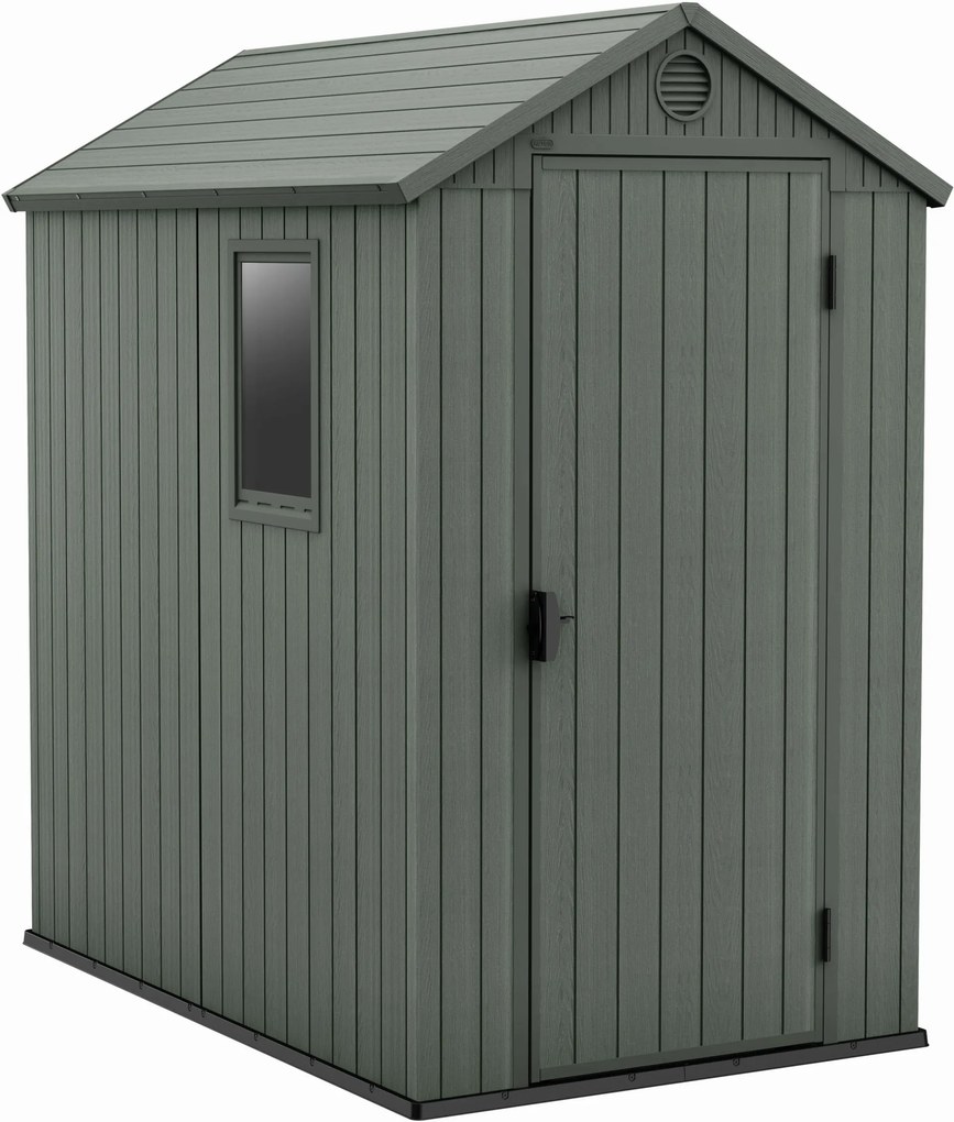 KETER DARWIN 4 x 6 zahradní domek, 125,8 x 184,5 x 205 cm, zelený 17209417