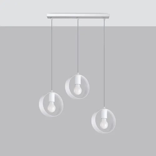 Závěsné svítidlo SOLLUX TITRAN 3 bílé E27 3x60W bez žárovky SL.1138