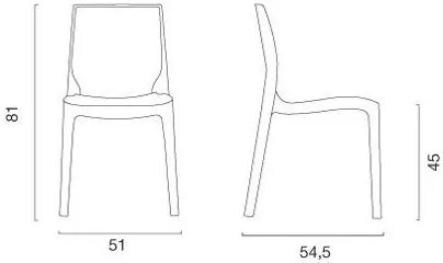 STIMA Plastová židle FEMME FATALE