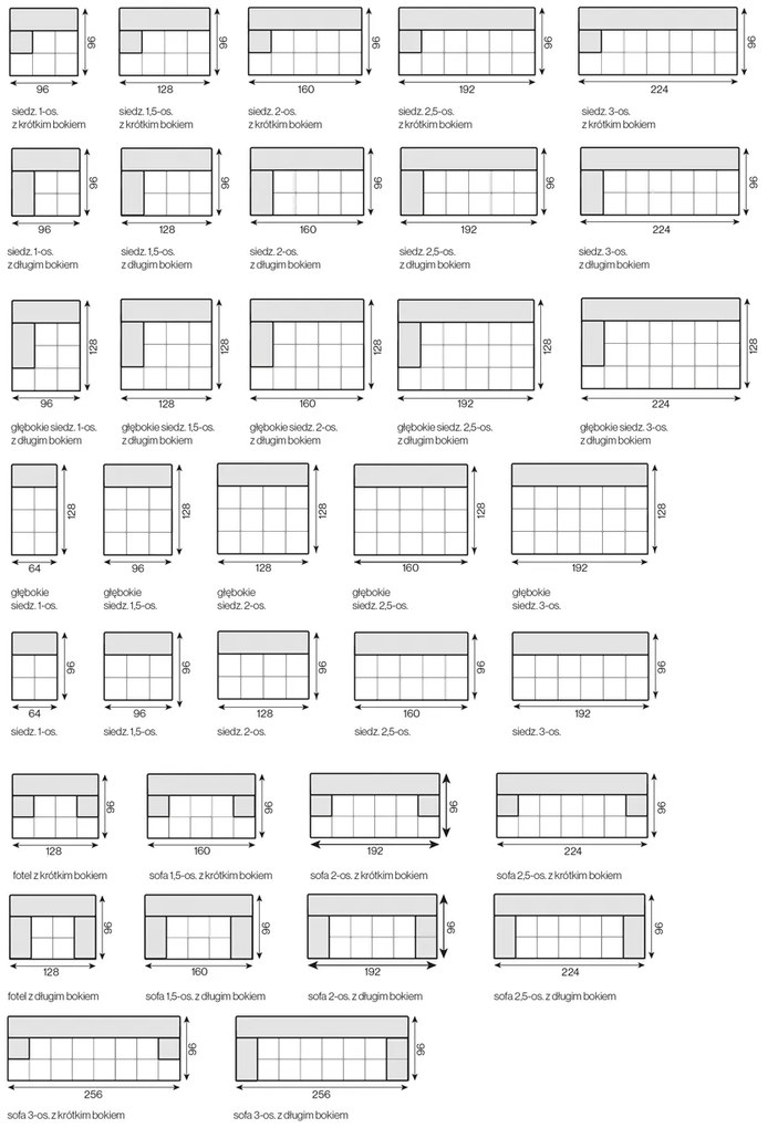 Modrá, Rohová pohovka TOSCANA MINI, 290 cm
