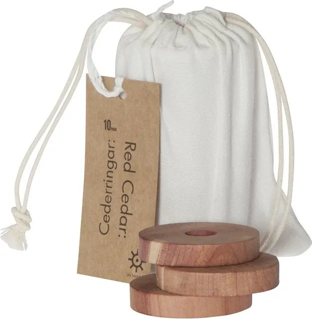 Cedrové kotoučky do šatní skříně Red Cedar Iris Hantverk