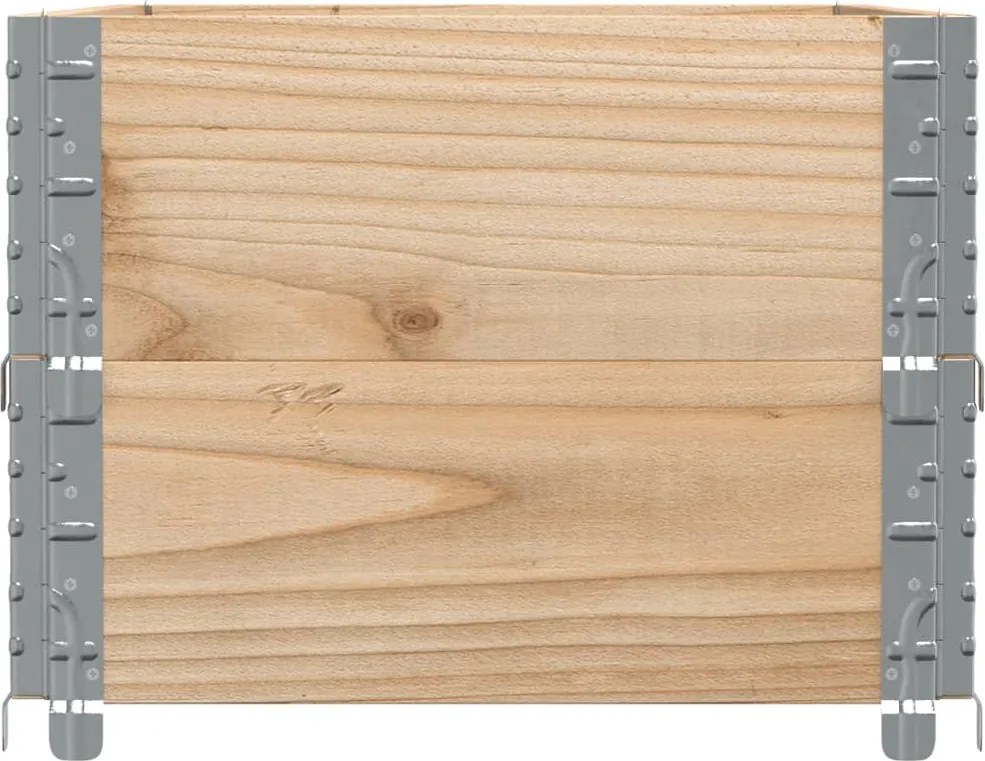 Zahradní truhlík 100 x 50 cm masivní borové dřevo 3295391