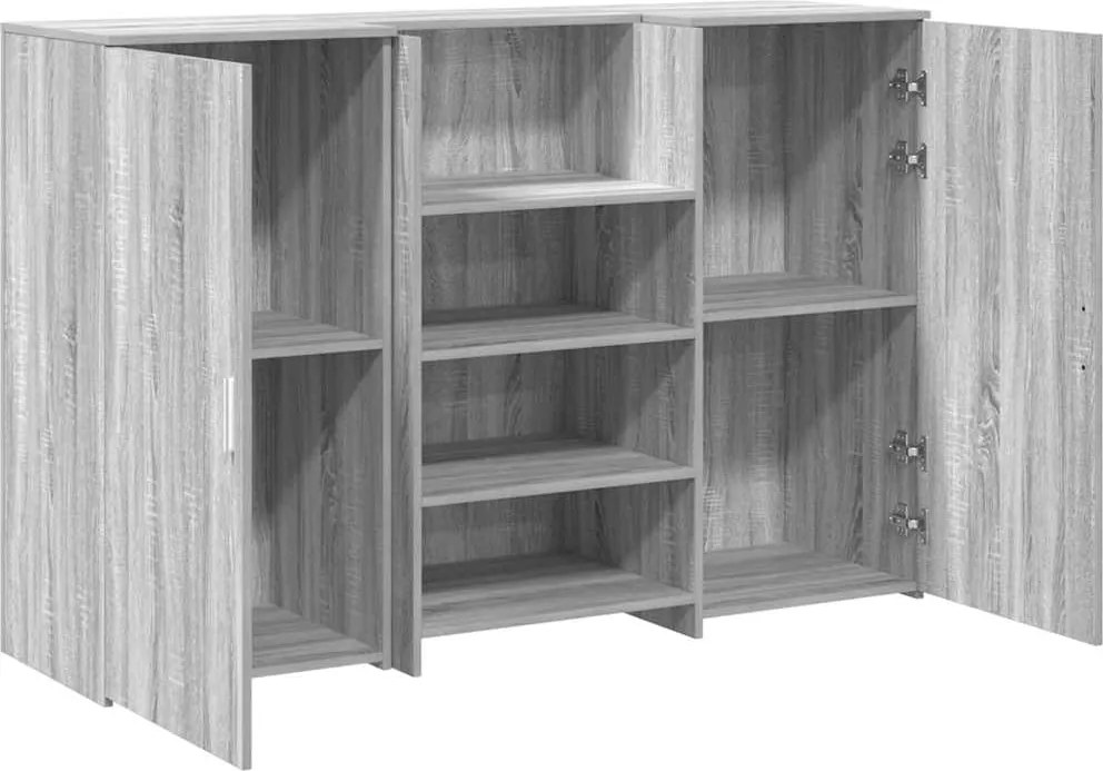 Recepční stůl hnědý dub 155x50x103,5 cm kompozitní dřevo 3324201