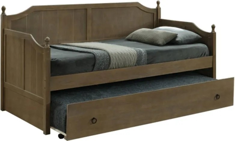 Postel s přistýlkou, 90x200, dub antický, BAROBA Kondela 0000296030