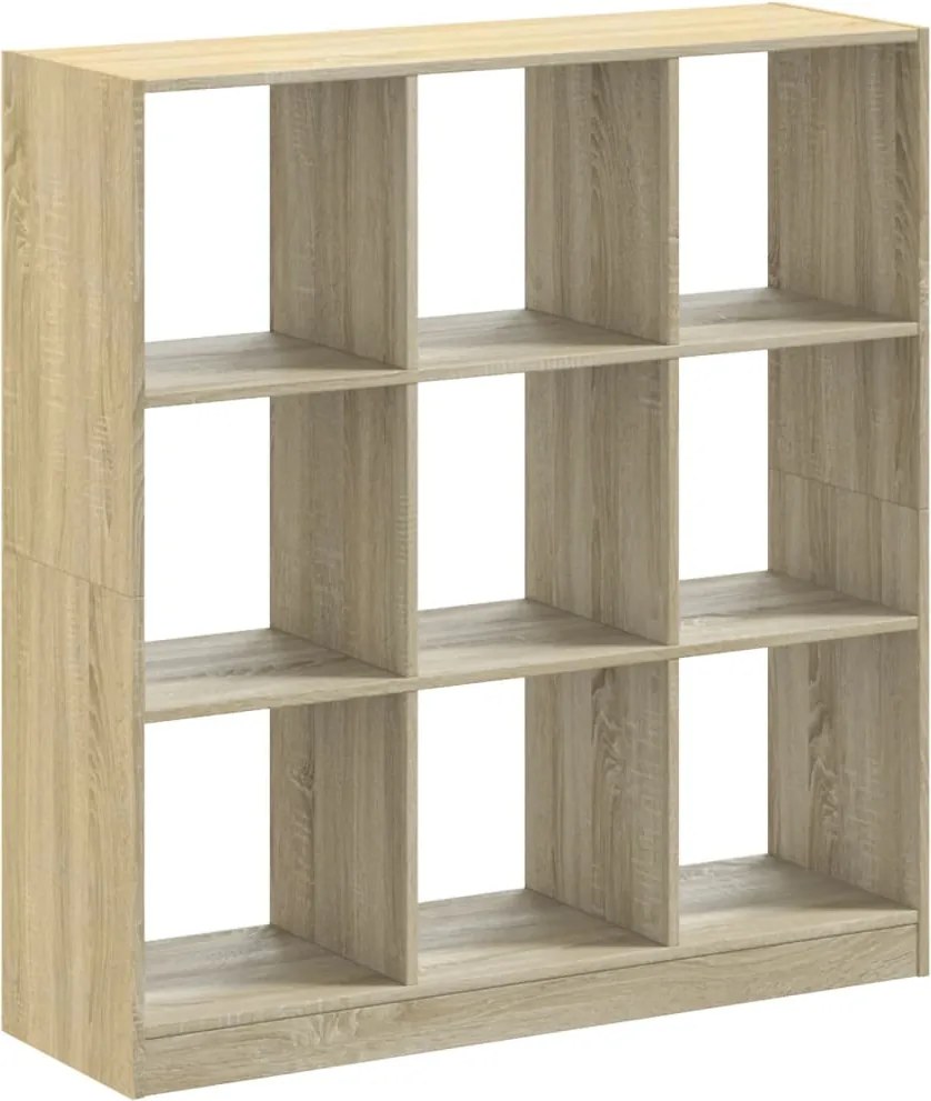 Knihovna dub sonoma 102 x 32 x 108 cm kompozitní dřevo 3307839