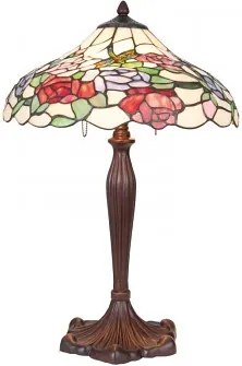 Stolní lampa Tiffany Roseraie
