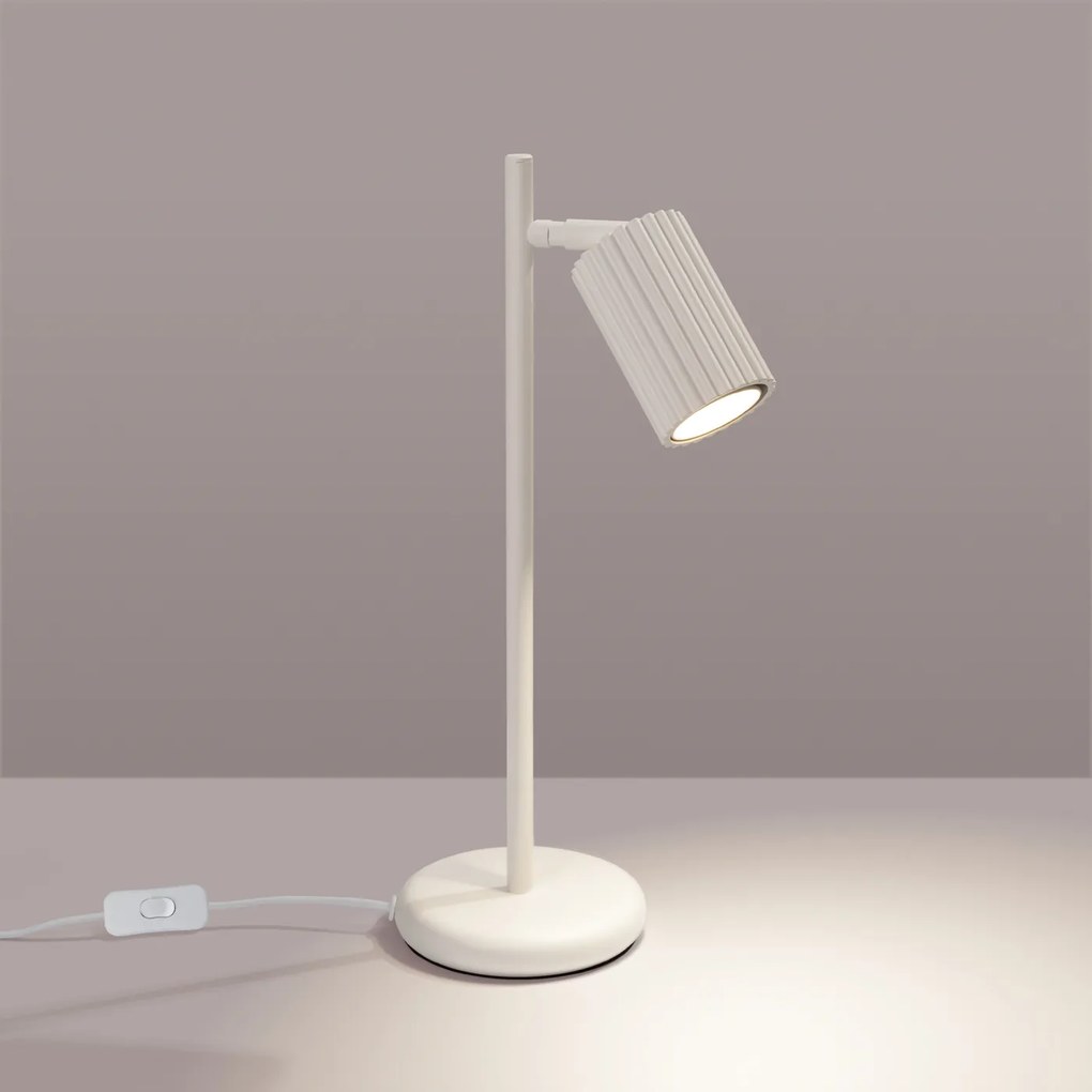 Sollux Lighting Stolní lampa KARBON béžová