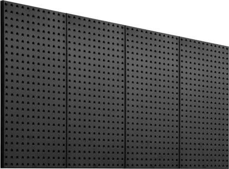 Kovové desky na hrazení 4 panely 61 × 30,5 cm nástěnný – SKU3-PEGBOARD Sada