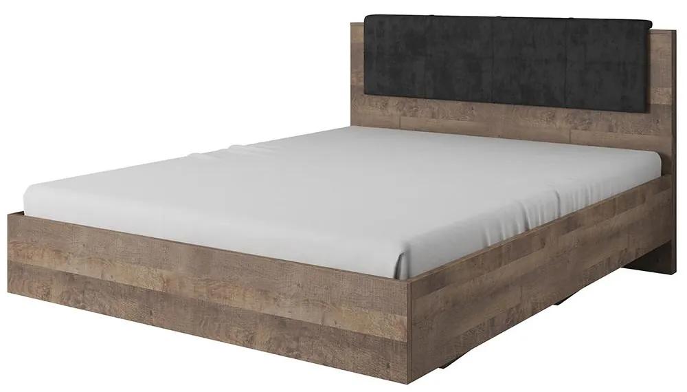 ARDEN | postel dvoulůžko | 160x200 cm | dub sand grange/matera