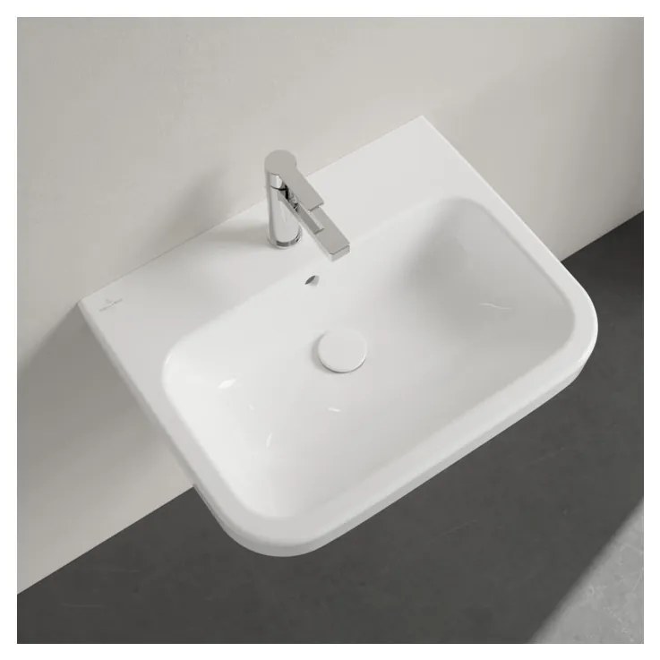 Villeroy & Boch ARCHITECTURA - Umyvadlo 600x470x180 mm, s přepadem, bílá alpin 41886001