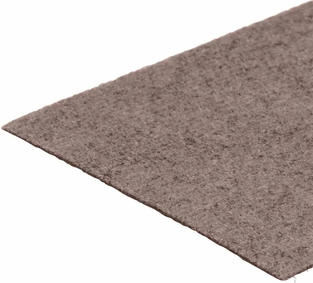 Schodové rohože samolepicí 15 ks 76 x 20 cm světle hnědé obdélníkové 326924