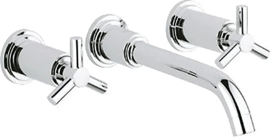 Grohe Atrio - Umyvadlová tříotvorová baterie, chrom 20387000