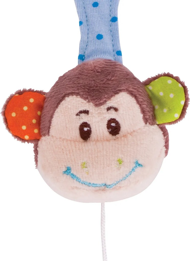 Bigjigs Toys Klips na dudlík opička Cheeky