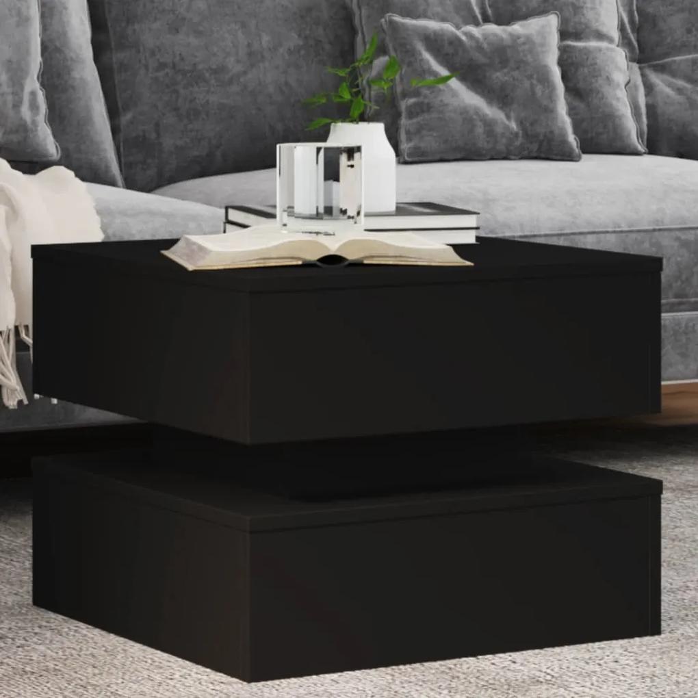 vidaXL Konferenční stolek s LED osvětlením 50 x 50 x 40 cm [839858] Barva: Betonová šedá