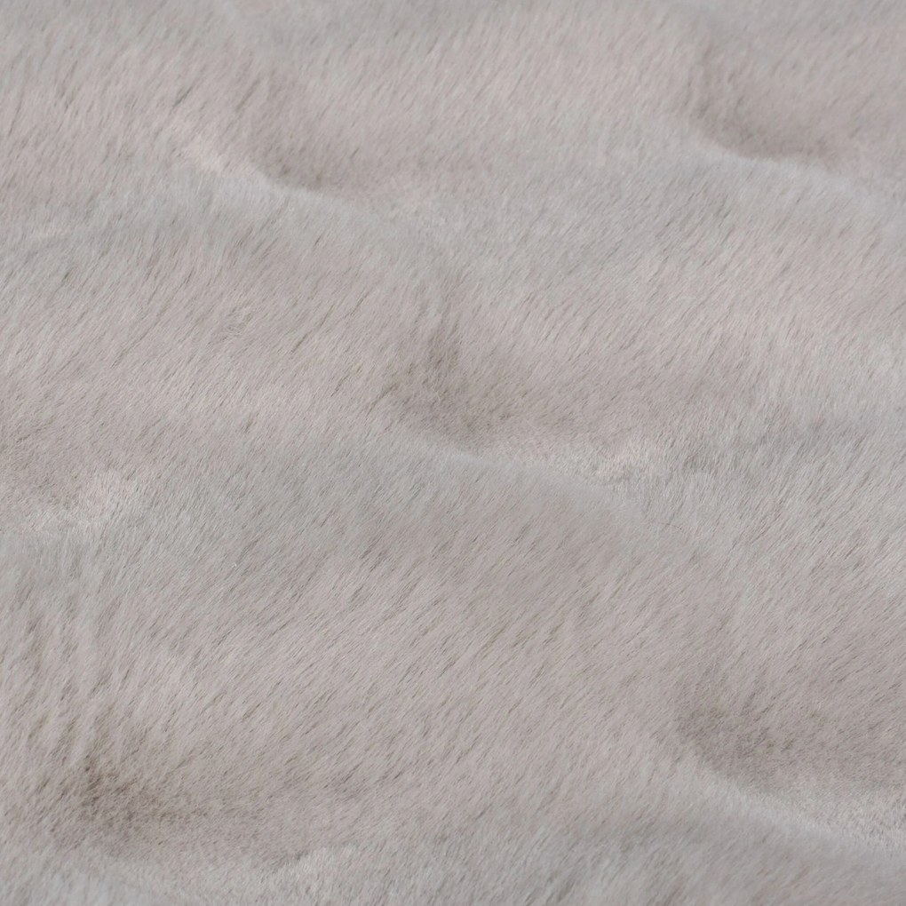Flair Rugs, Kusový koberec Waffle Faux Fur Grey, 180x290, šedá, ložnice